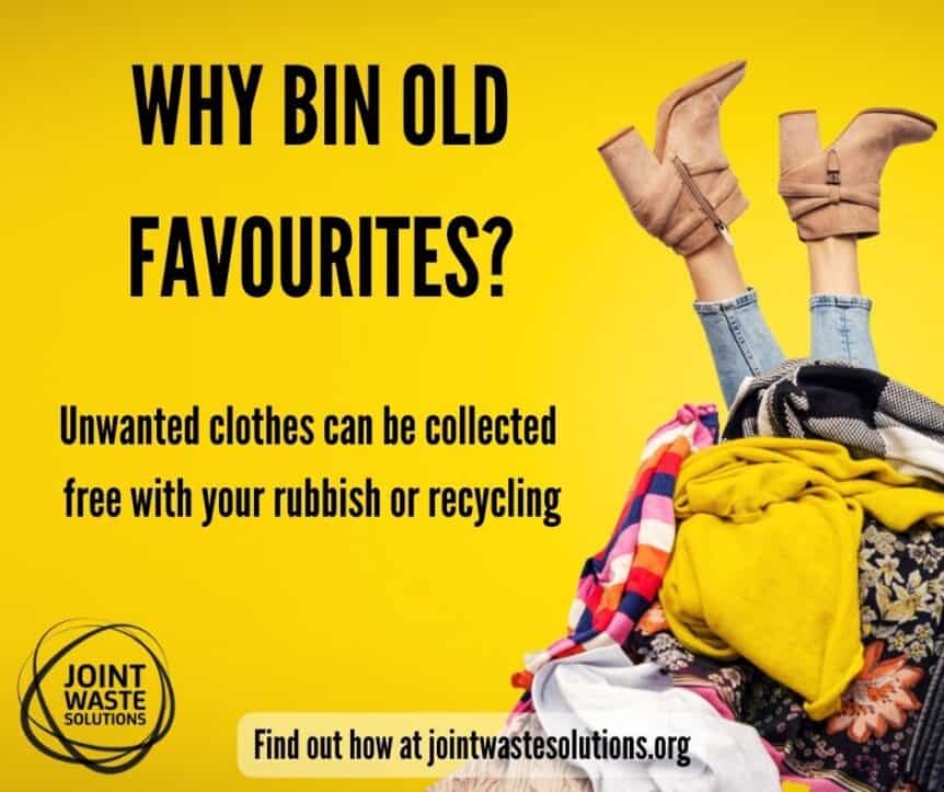 Unwanted clothes - Joint Waste Solutions
